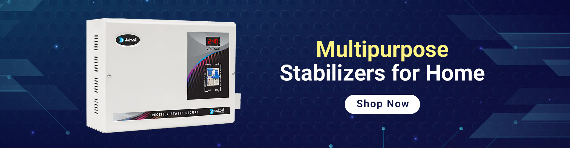 Multipurpose Voltage Stabilizers for Home | Daikcell