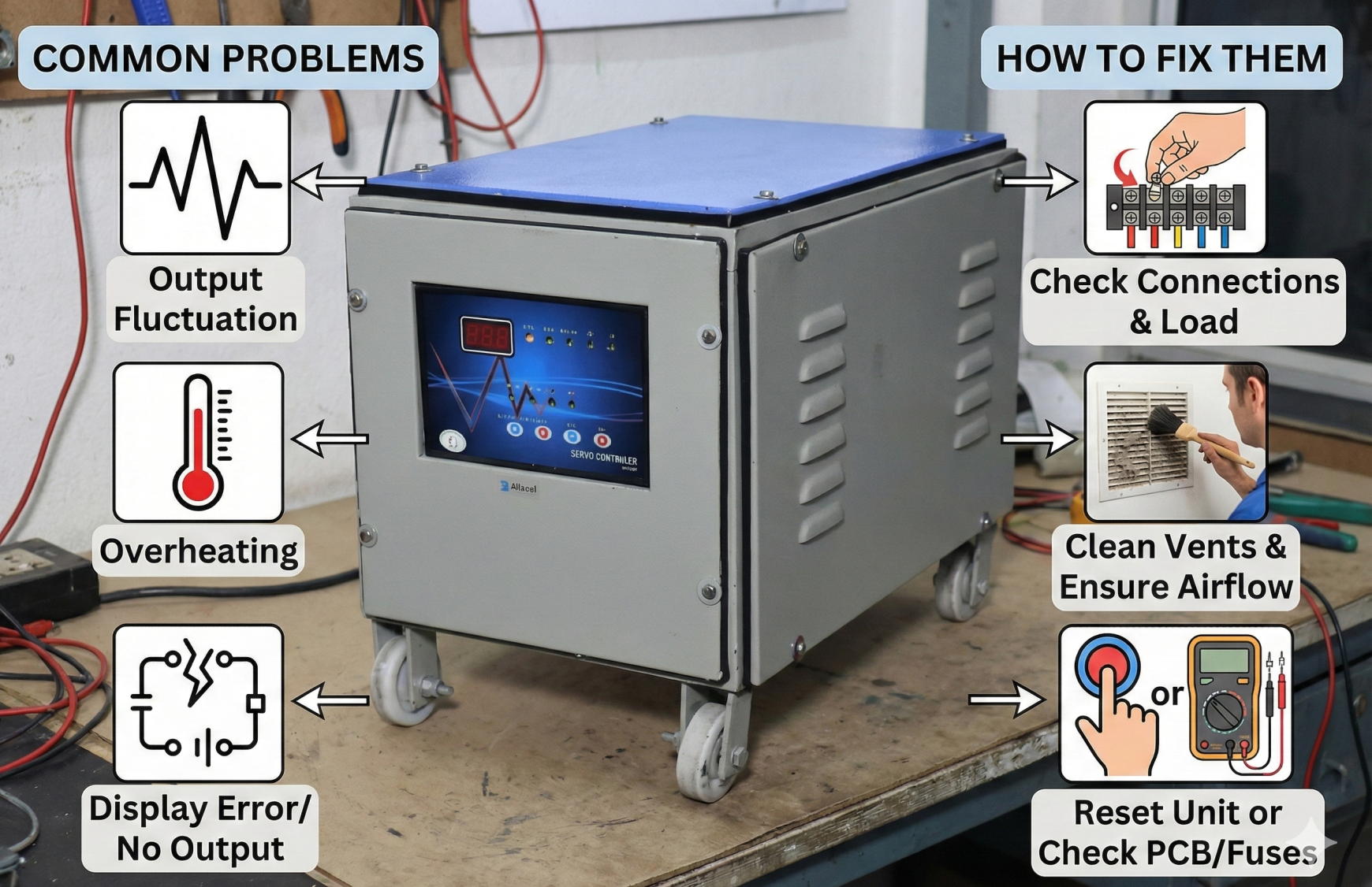 Servo Stabilizer Problems: Common Issues Explained