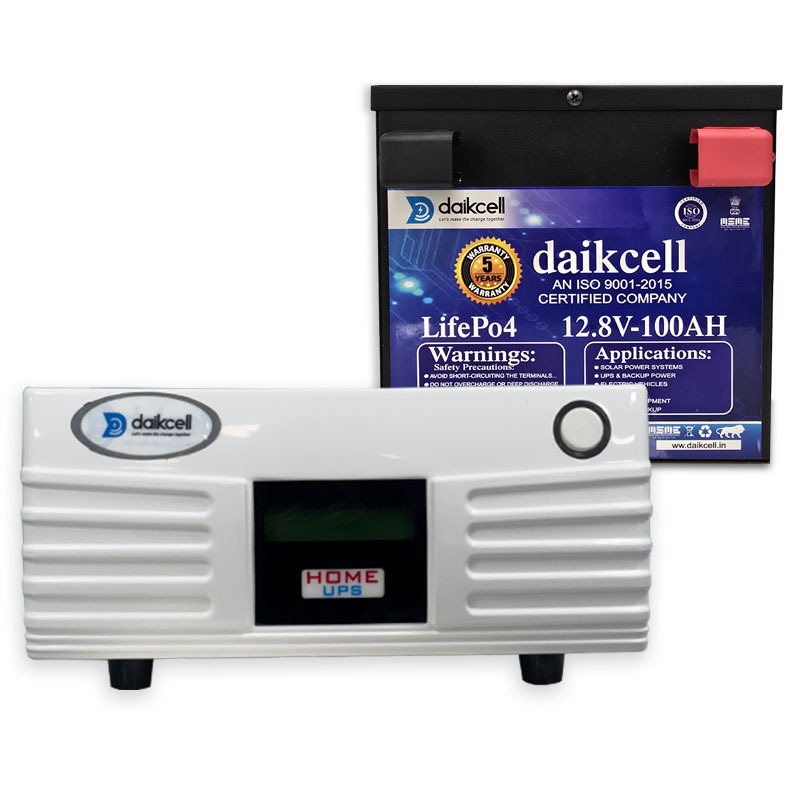 Inverter & Battery Combo for Home, Shop & Office | 1100VA Pure Sine ...